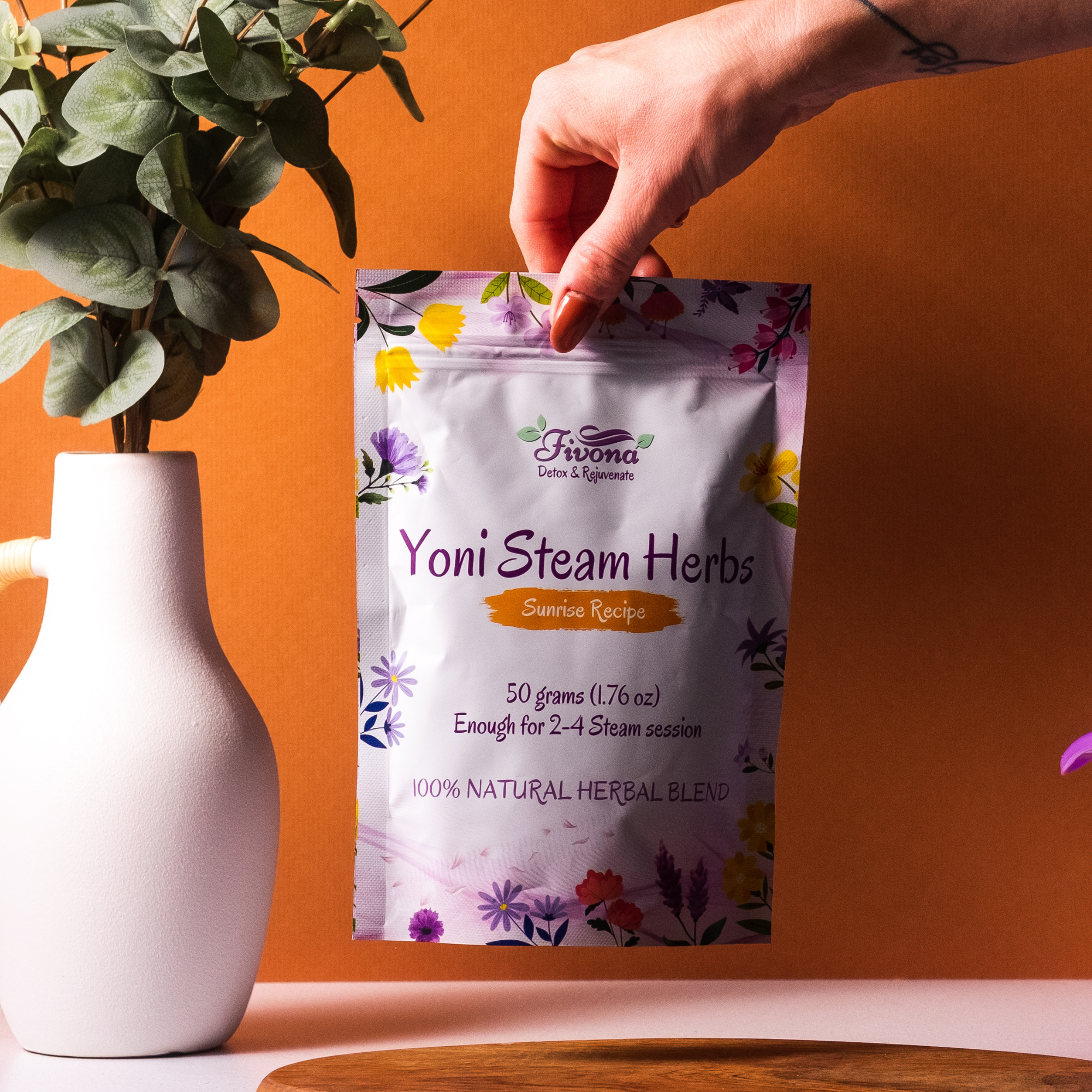 Yoni Steam Kit 2-in-1 Bundle of Foldable Seat with Seaming Herbs ...