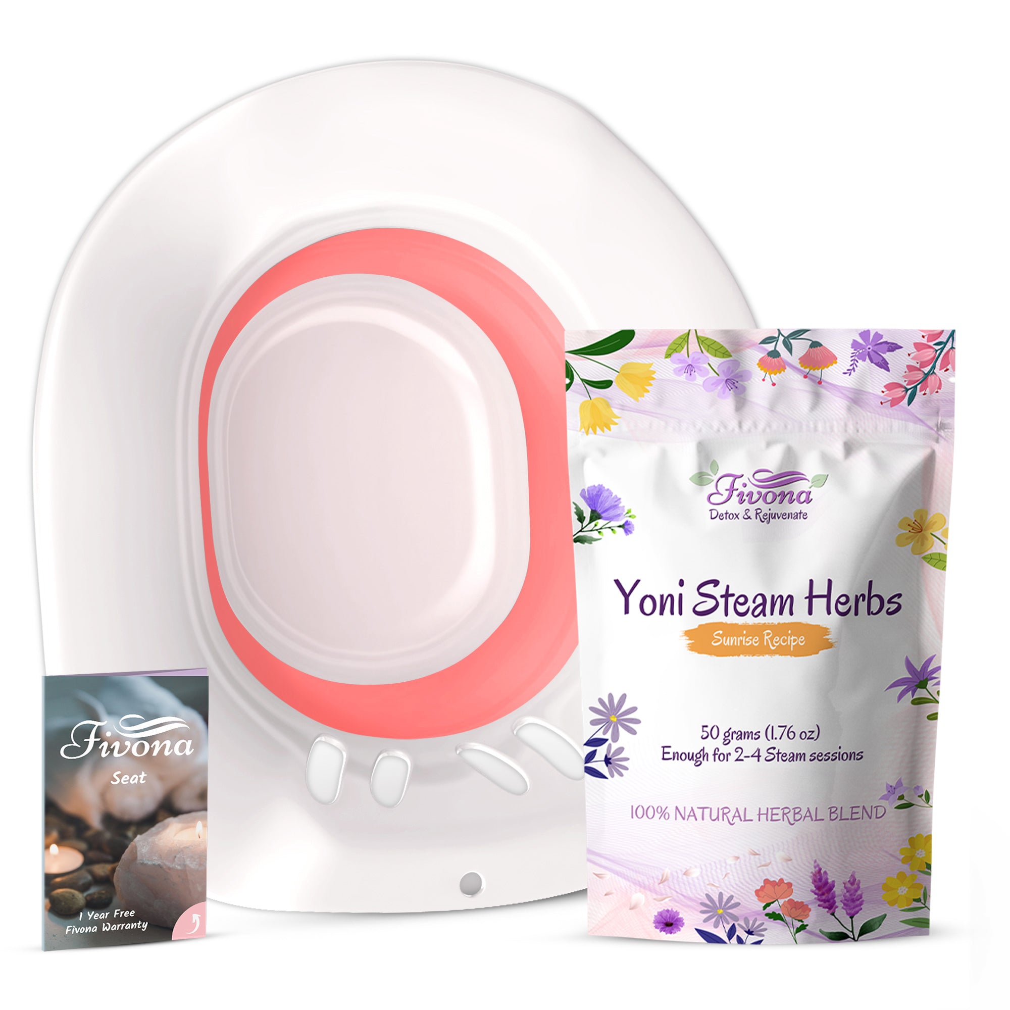 Yoni Steam Kit 2-in-1 Bundle of Foldable Seat with Seaming Herbs ...