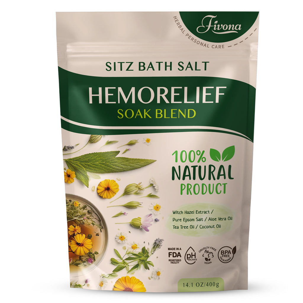 Sitz Bath Salt Blend Epsom Salt Soak for Hemorrhoids & Postpartum Care ...