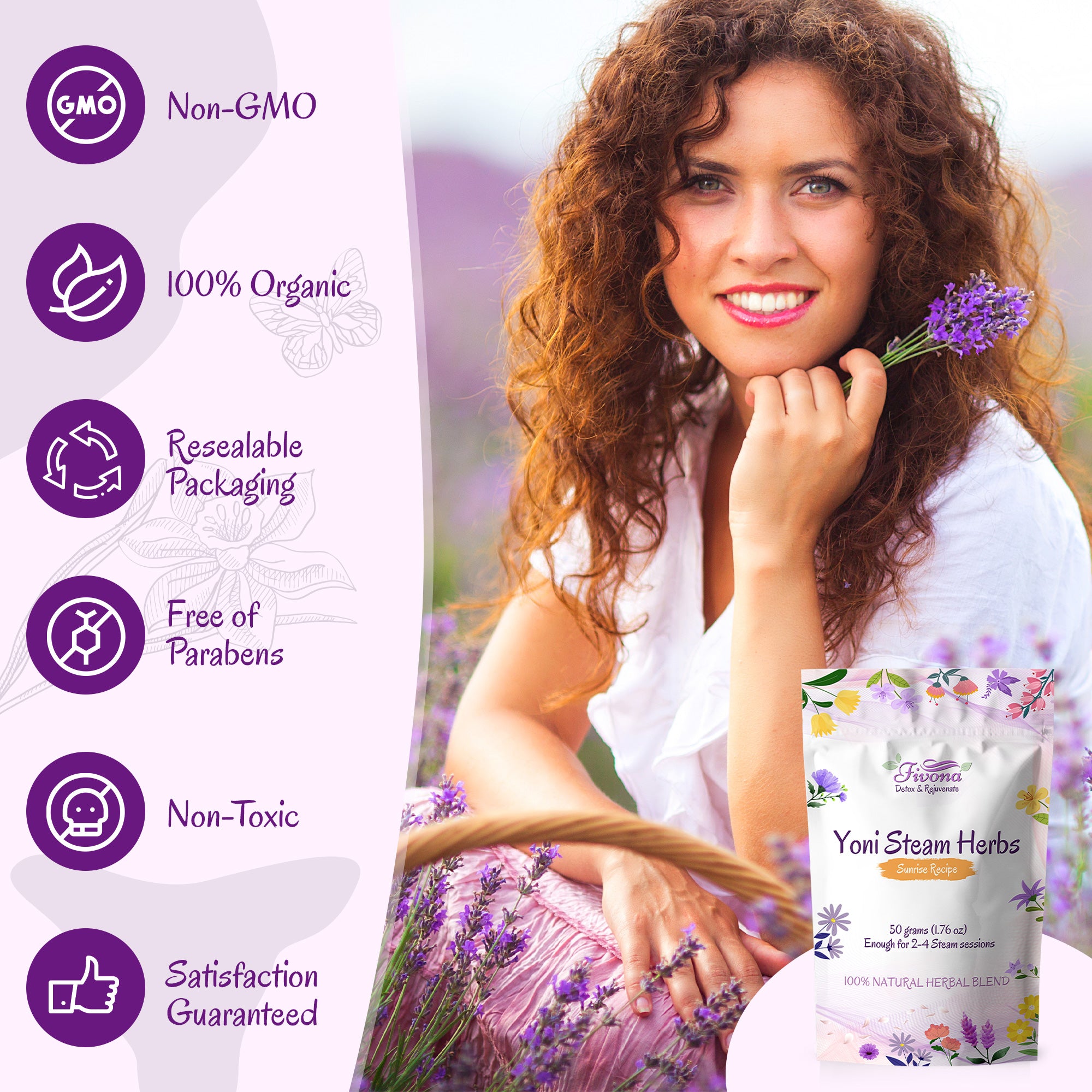 Yoni Steam Herbs for V-Steaming Detox Cleanse and Fertility Boost ...