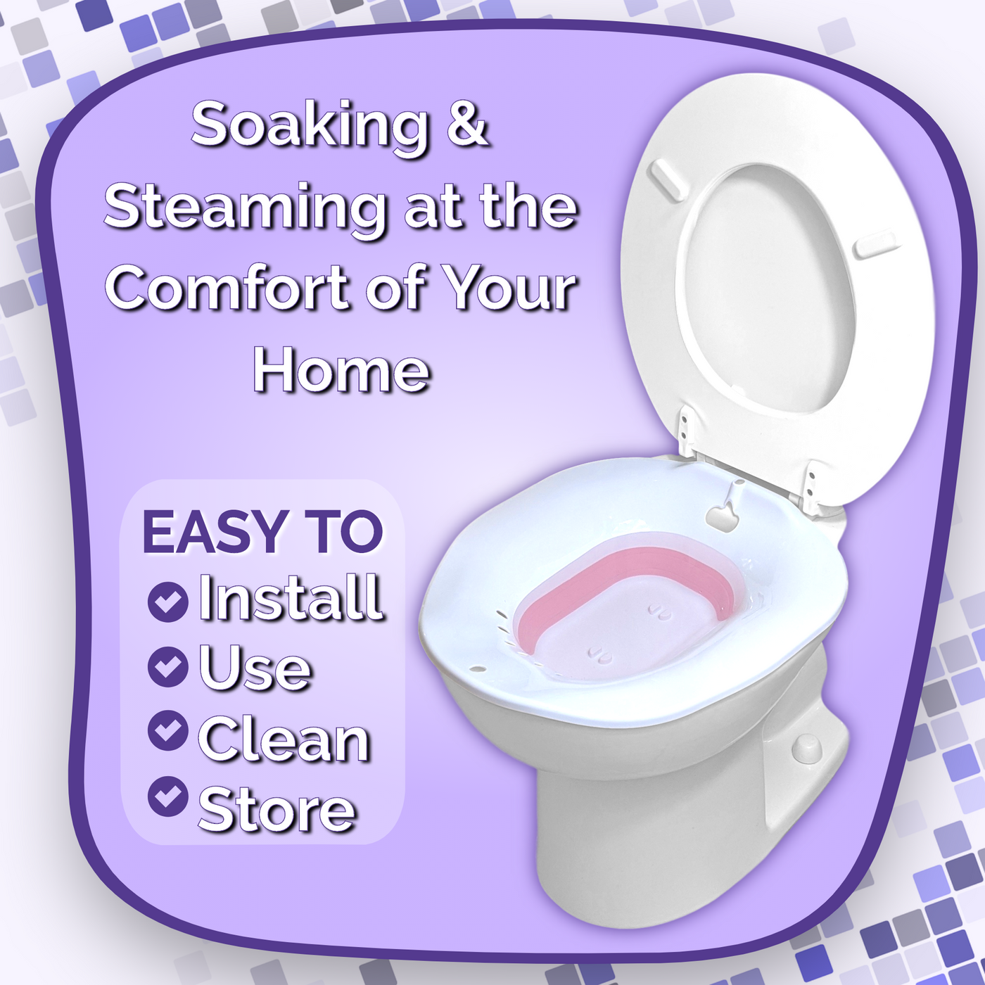 Expandable Yoni Steam Sitz Bath Soaking Seat – Fivona.com